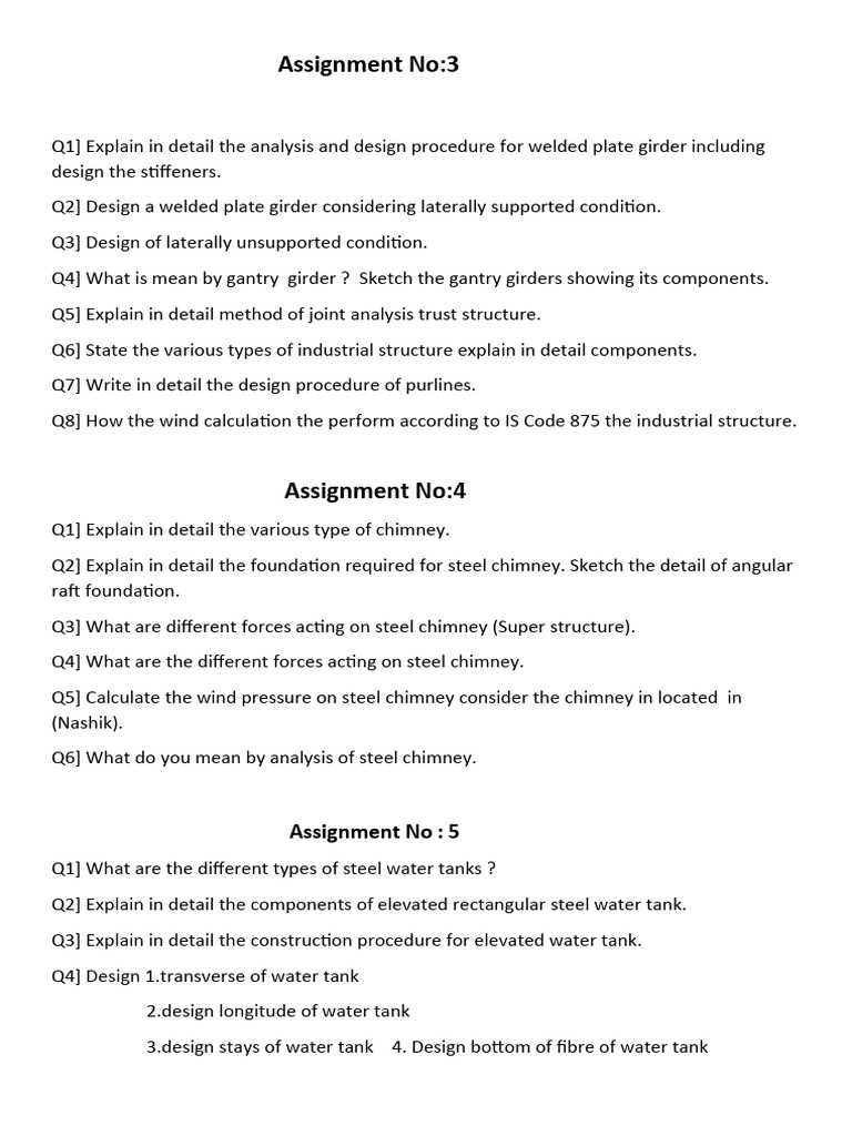 Steel Structure Assignment | PDF