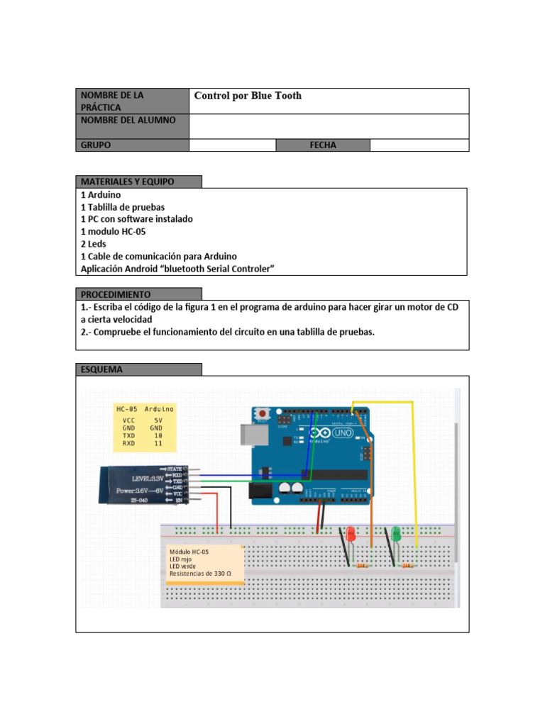 Practicas Blue Thoot | PDF | Arduino | Software