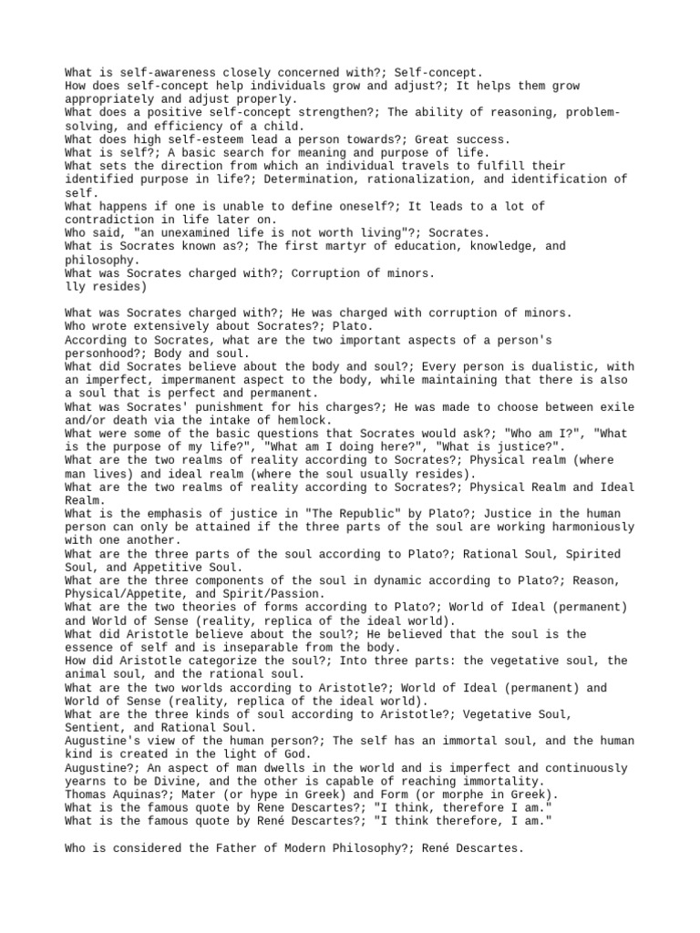 Pdf2 Anki Pdf Soul Philosophy Of Self