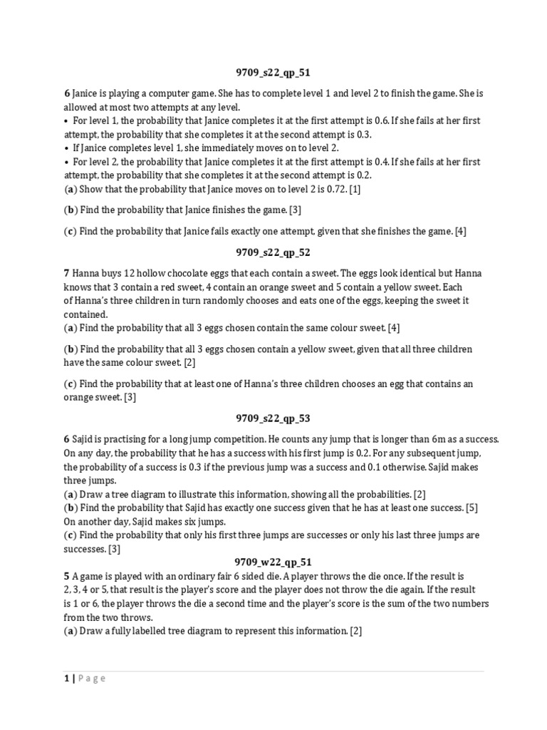 02 Basic Probability | PDF