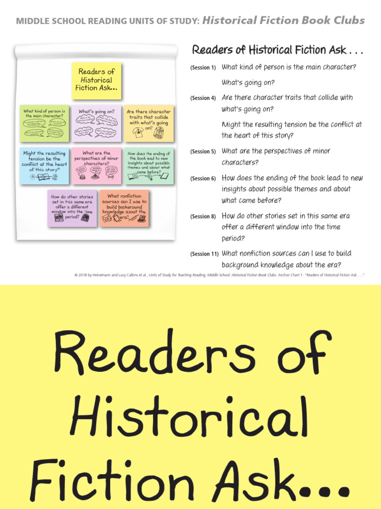 Anchor Chart_ Readers of Historical Fiction Ask... | PDF | Writing