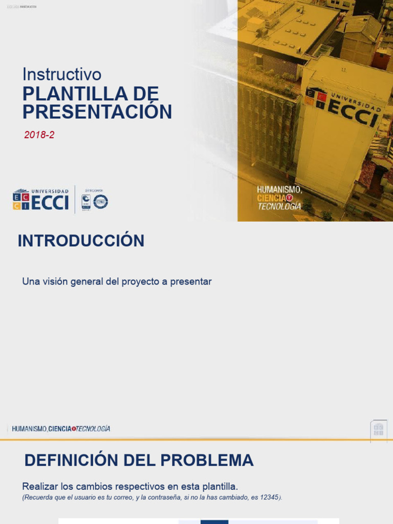 Plantilla Presentación ECCI SA | PDF