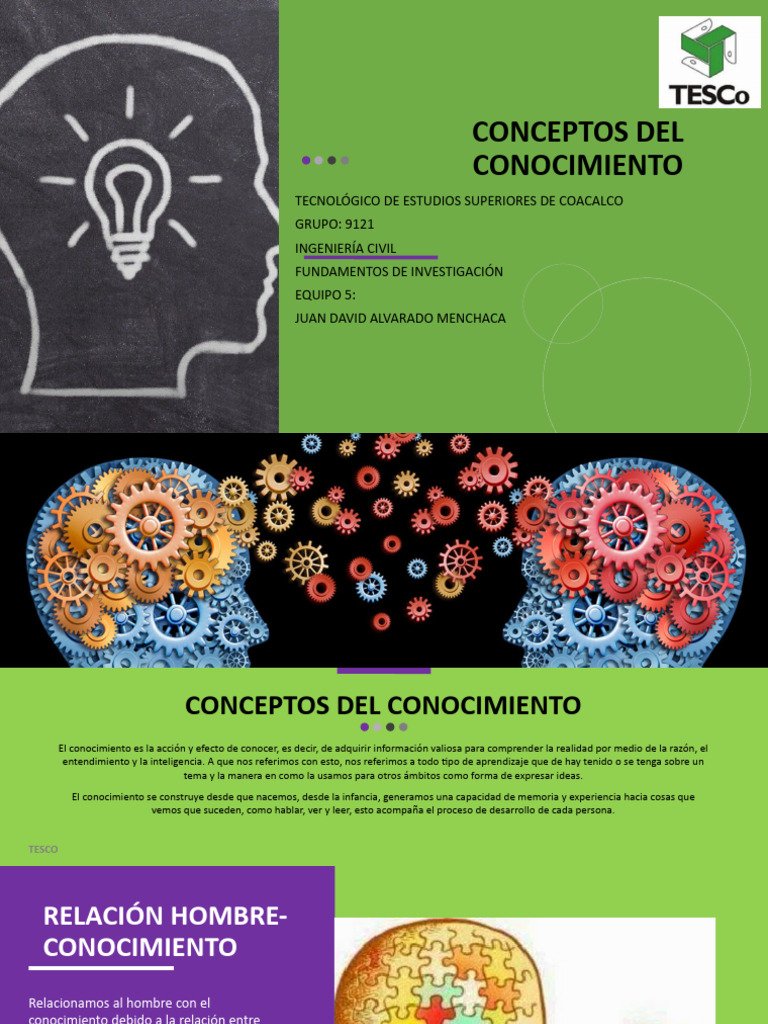 Conocimiento Equipo 5 | PDF | Conocimiento | Empirismo