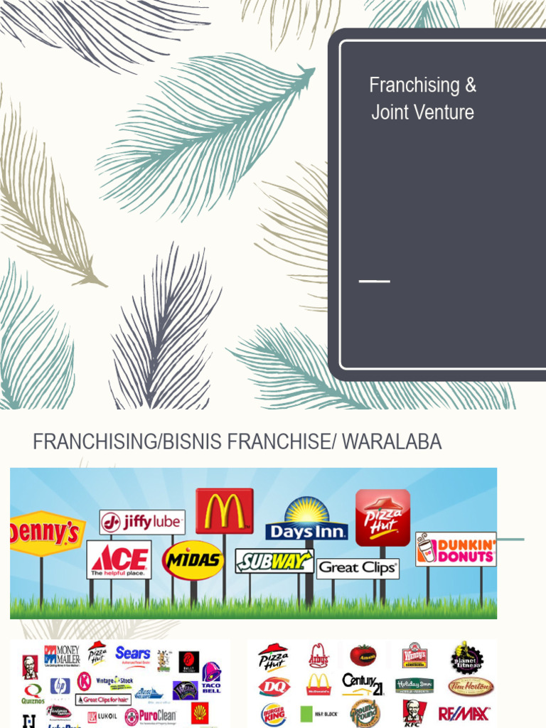 Franchising & Joint Venture | PDF