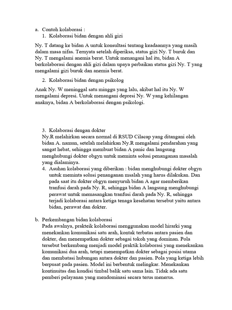 Contoh Kolaborasi | PDF