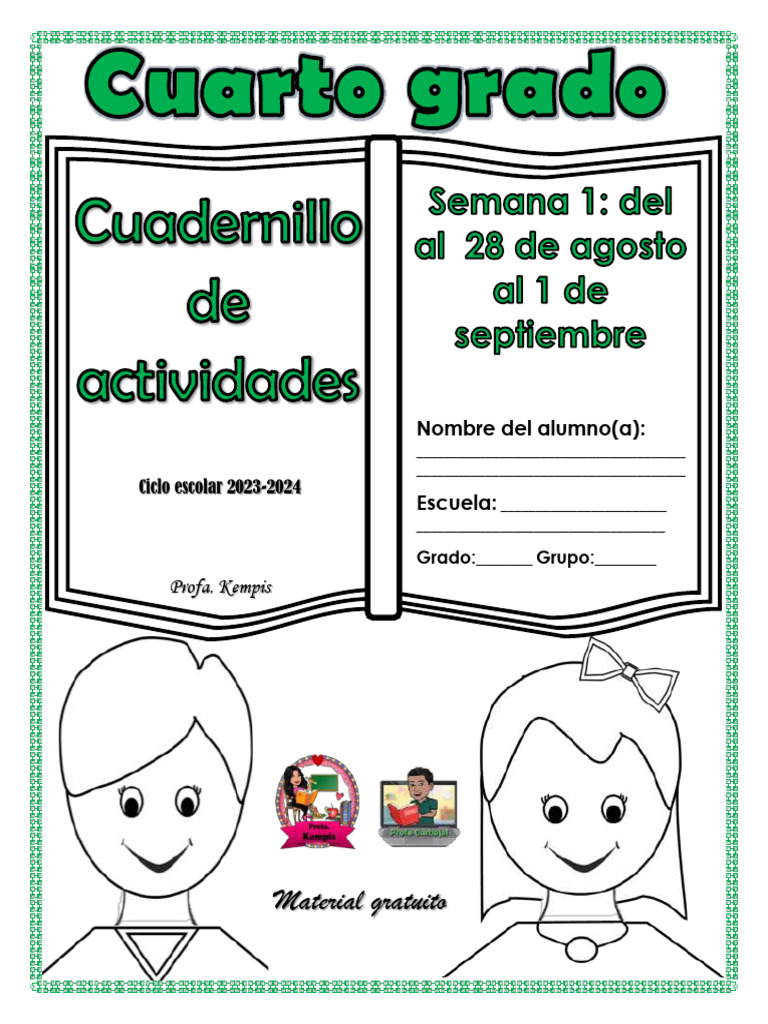 4° s1 Cuadernillo de Actividades Profa Kempis | PDF | Biología | Ecología de sistemas