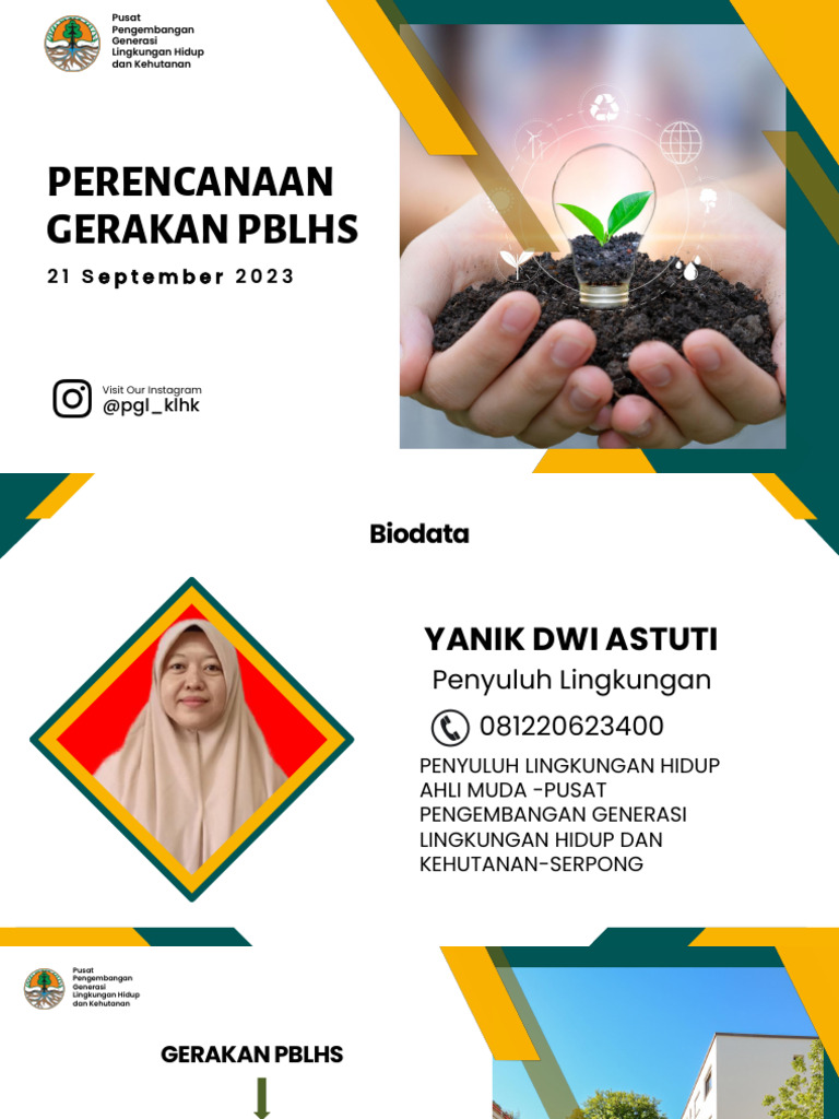 Perencanaan Gerakan PBLHS | PDF