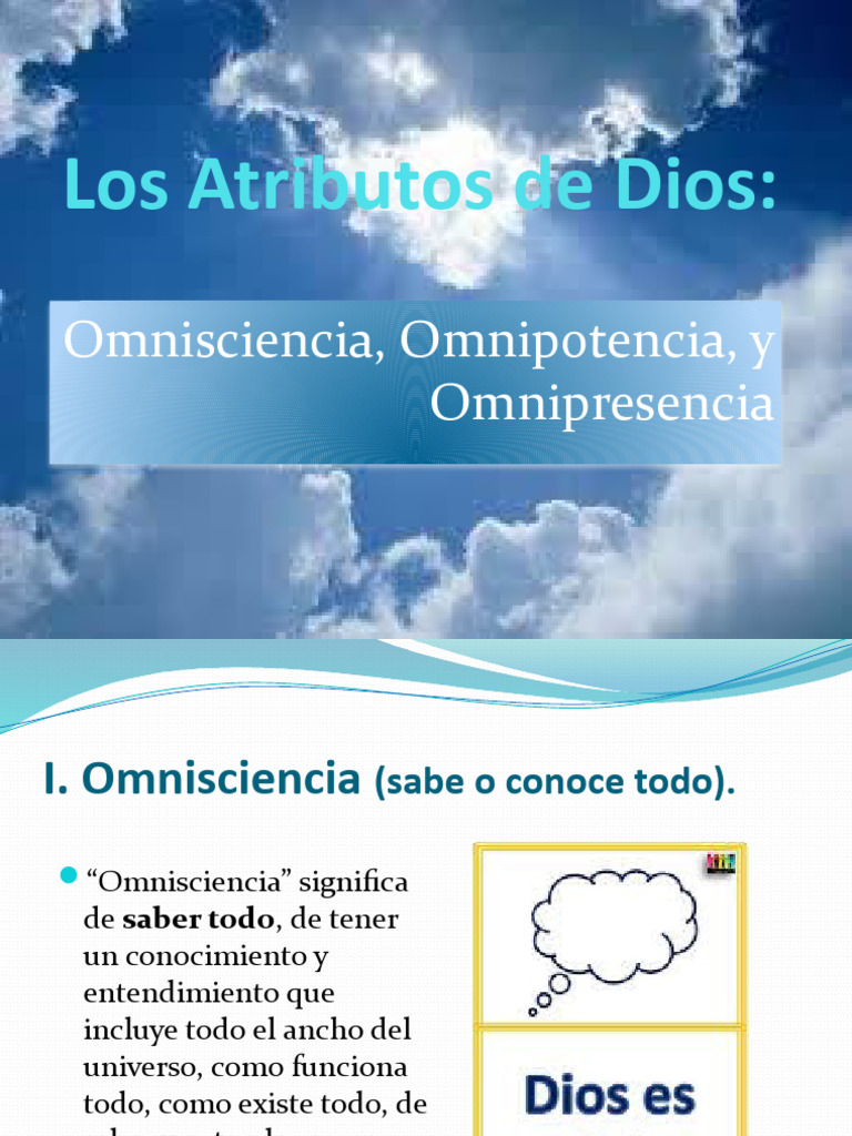 Los Atributos de Dios | PDF