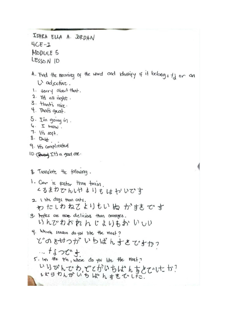 Jordan, Ishra Ella A. - Mod5 - Lesson10 | PDF