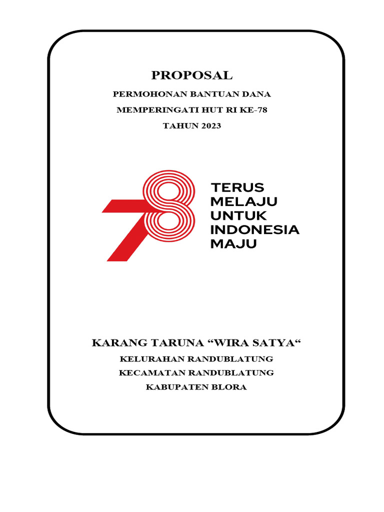 Proposal Agustusan 2023 | PDF | Perjalanan