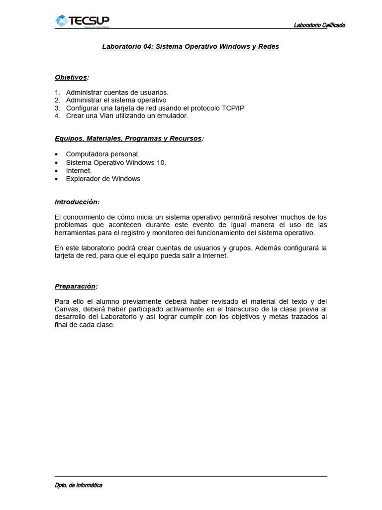 L04 Calificado Modelo C | PDF | Red de computadoras | Usuario (informática)