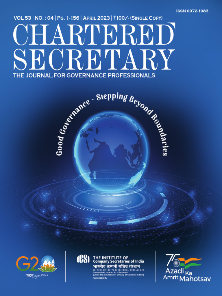 April 2023 Chartered Secretary Journal | PDF | Governance | Corporate ...