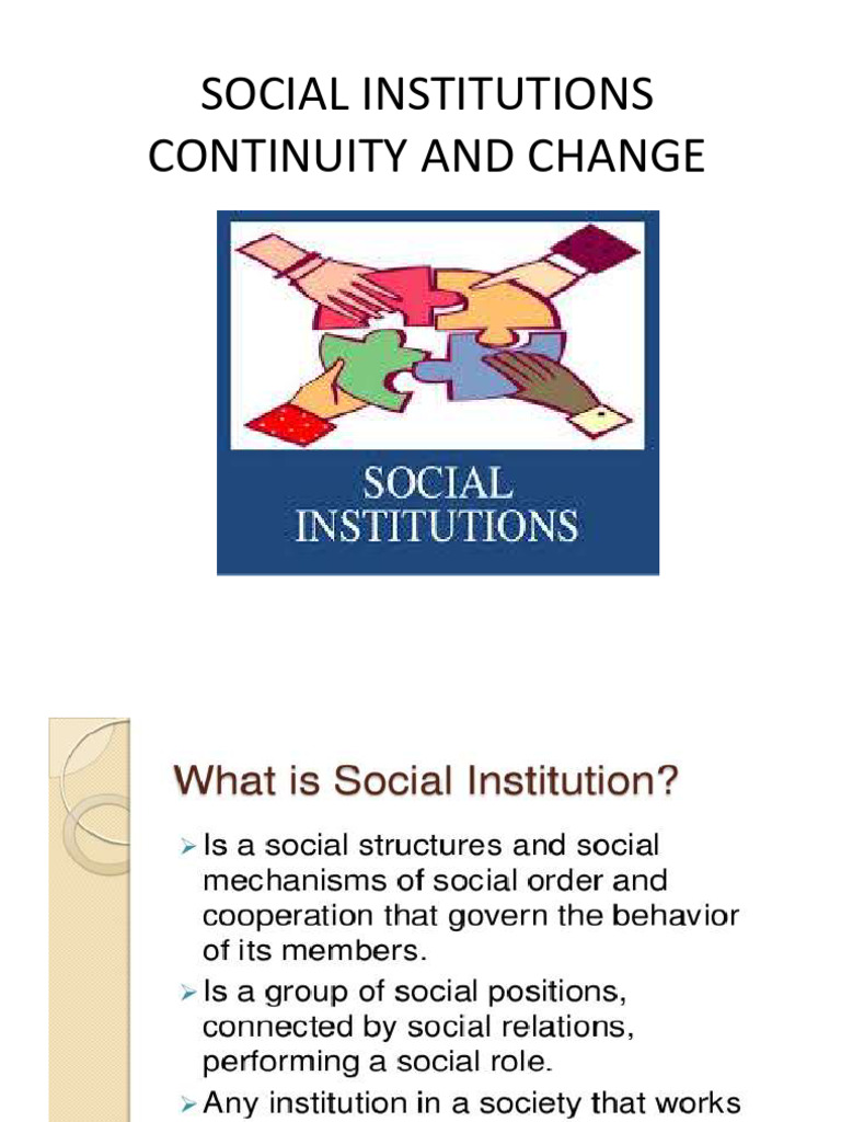 Ch-3 Social Institutions Continuity and Change Notes | PDF | Family | Caste