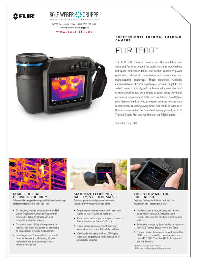 T560 Series Datasheet | PDF | Image Resolution | Camera