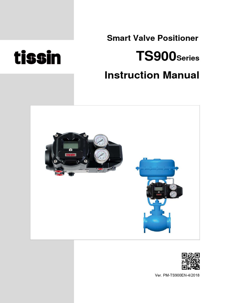 Tissin Positioner TS900-manual E | PDF | Valve | Menu (Computing)