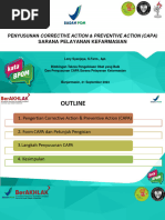 Contoh Pengisian CAPA BPOM | PDF