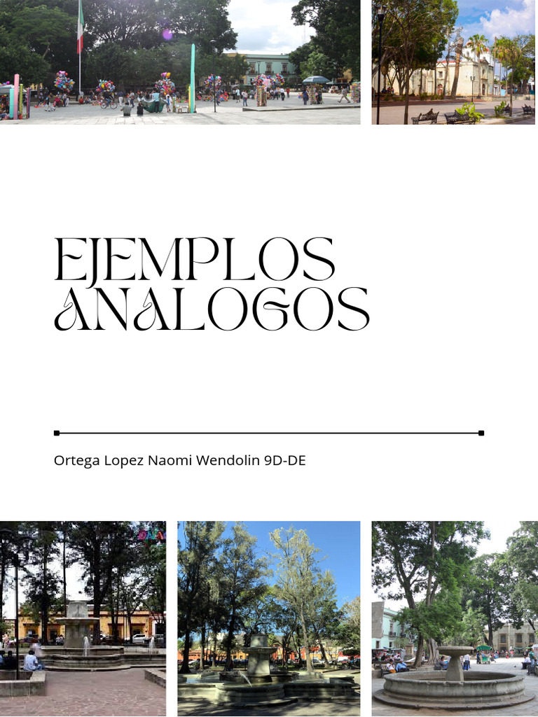 Ejemplos de Parques Análogos en Oaxaca | PDF