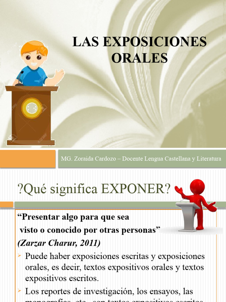 Guía para Exposiciones Orales Efectivas | PDF | Ensayos