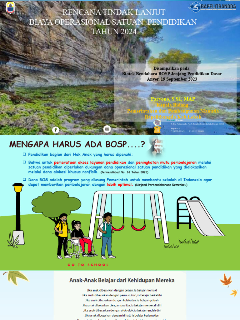 Materi RTL BOSP 2024 Bapelitbangda | PDF