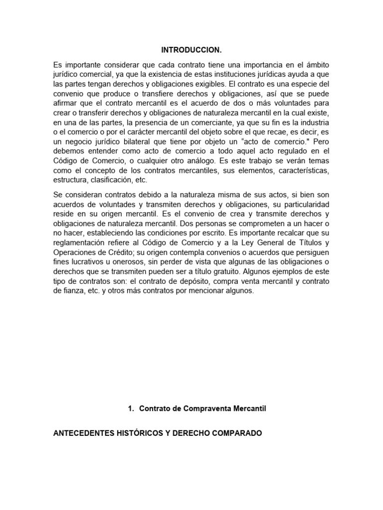 Tipos de Contratos | PDF | El comercio internacional | Derecho civil ...