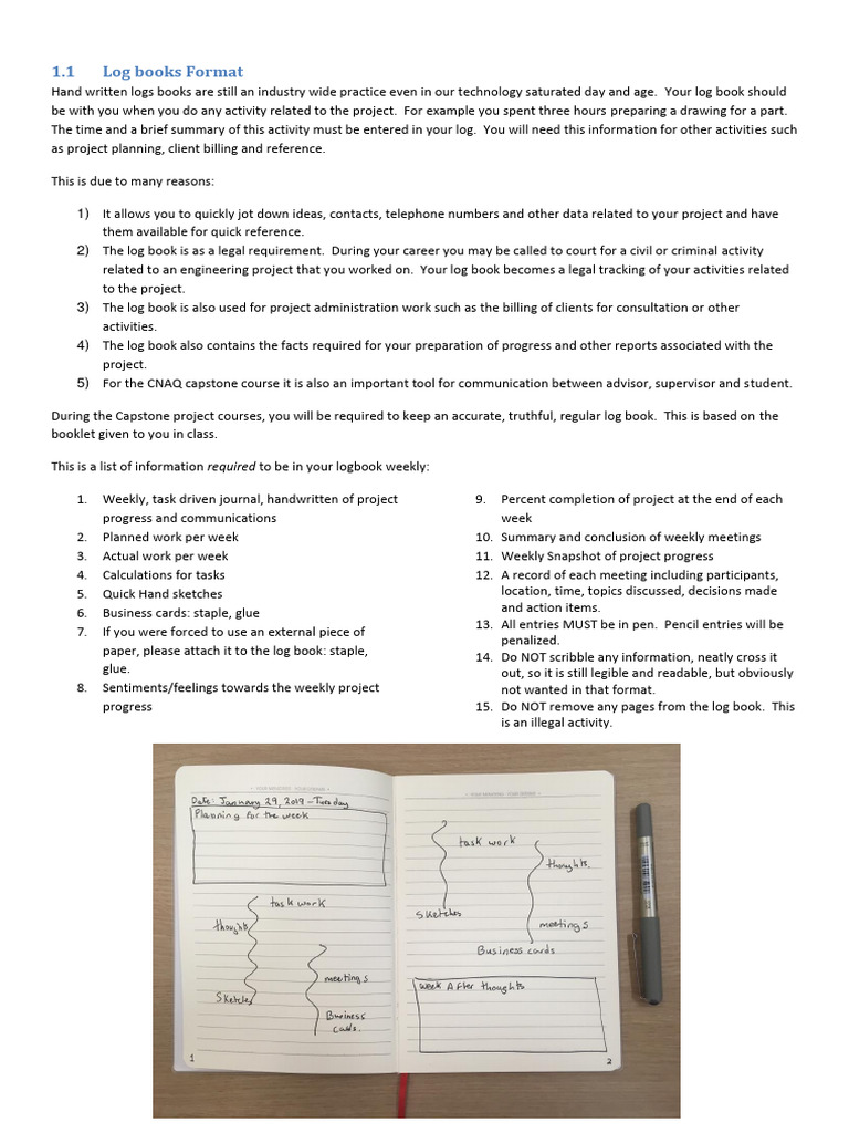 How To Log Book-Manual Method | PDF | Books