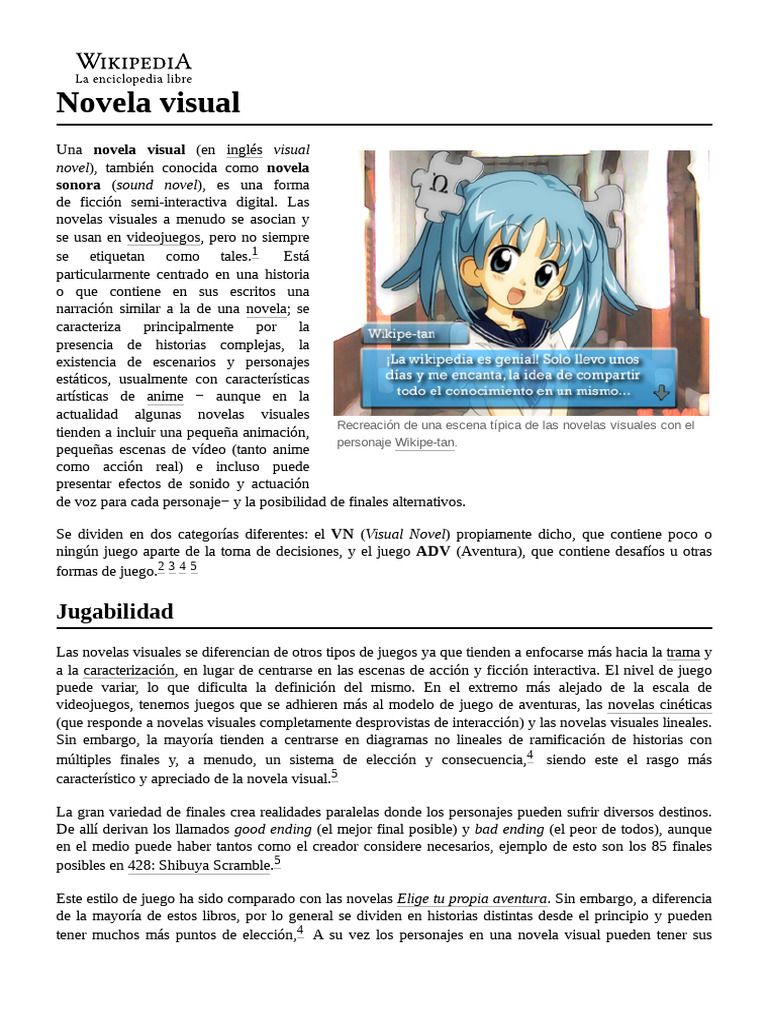 Novela Visual | PDF