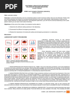 Laboratory Safety - Procedure and Guidance - Guidelines - SOPs | PDF ...
