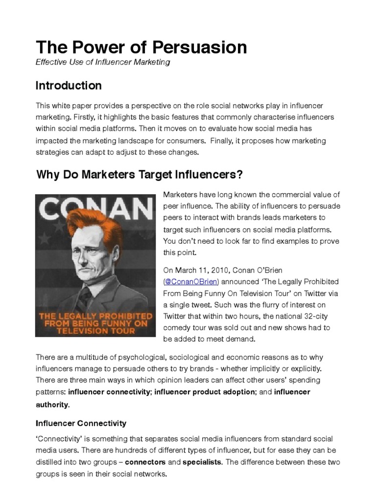 The Power of Persuasion | PDF | Social Media | Popular Culture & Media ...