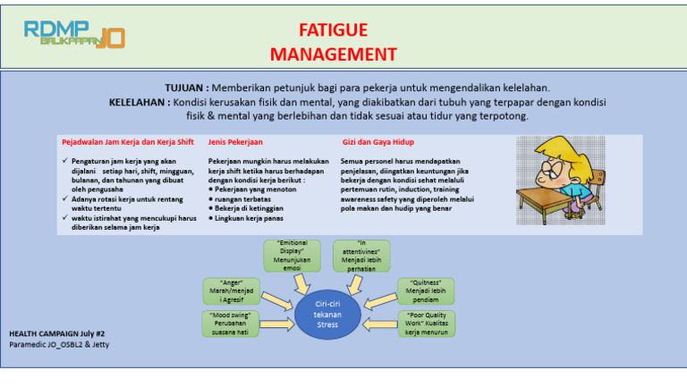 Fatigue Management | PDF