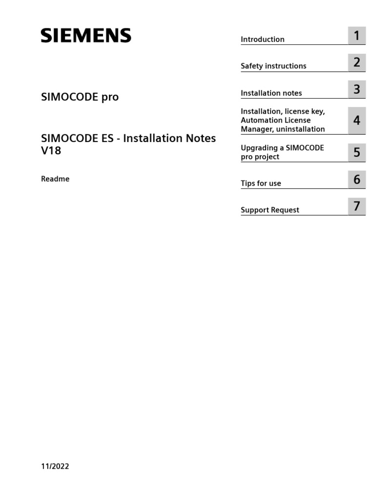 365evn Simocode Es v18 Installation Notes | PDF | Installation ...