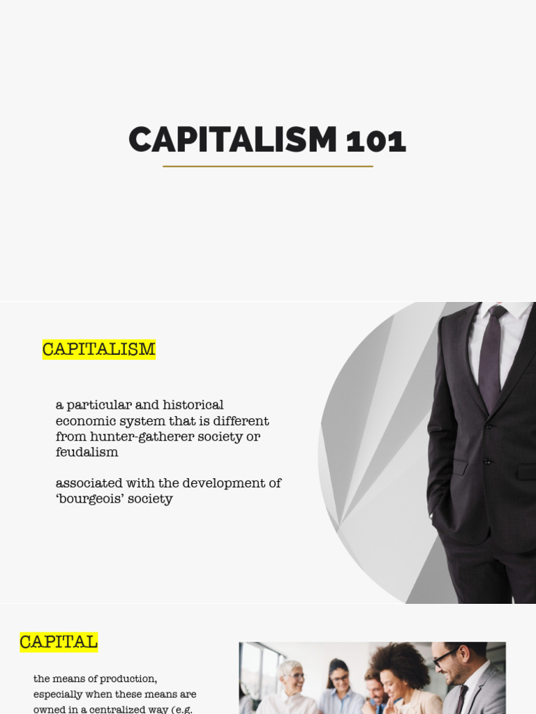 Capitalism 101: 2nd Try | PDF | Capitalism | Labour Economics
