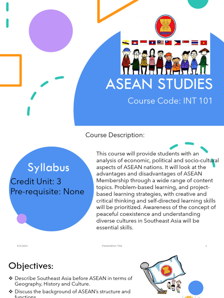 ASEAN STUDIES PPT 1 | PDF | Microsoft Power Point | Tablet Computer