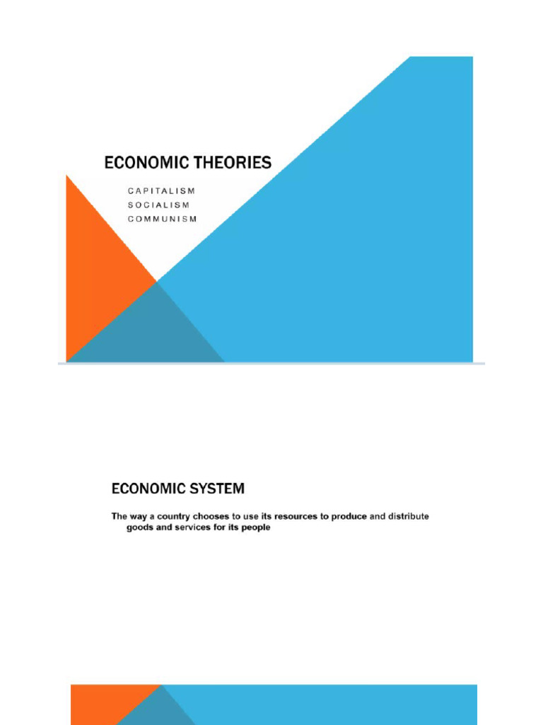 Economic Theories and Models | PDF