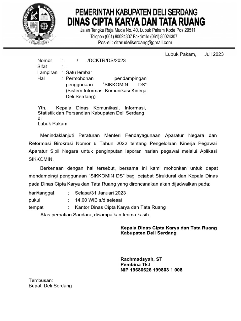 Contoh Surat 2 | PDF
