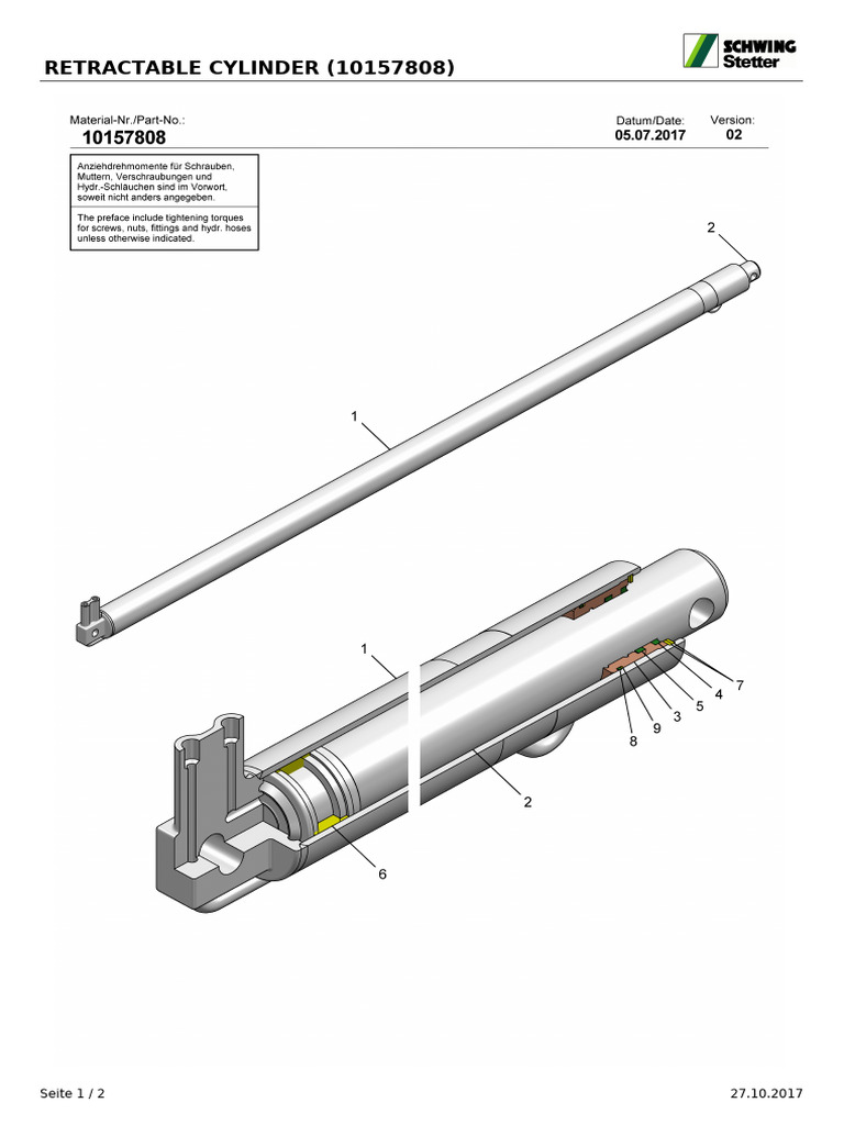 Retractable Cylinder Front | PDF | Science & Mathematics