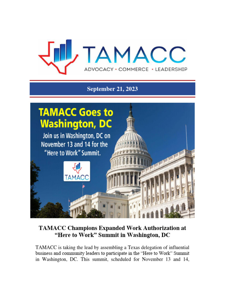 TAMACC e News | PDF | Politics | Travel