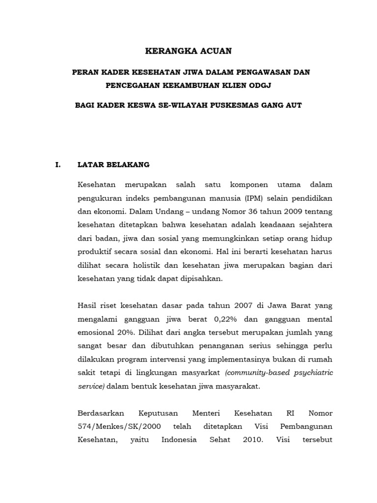 Kak Jiwa Kader | PDF