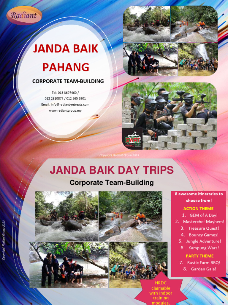 Janda Baik Packages - June 2023 | PDF | Meal | Hotel