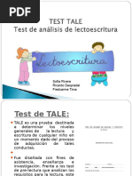 TALE - Práctica Calificación e Interpretación | PDF | Escritura | Sintaxis