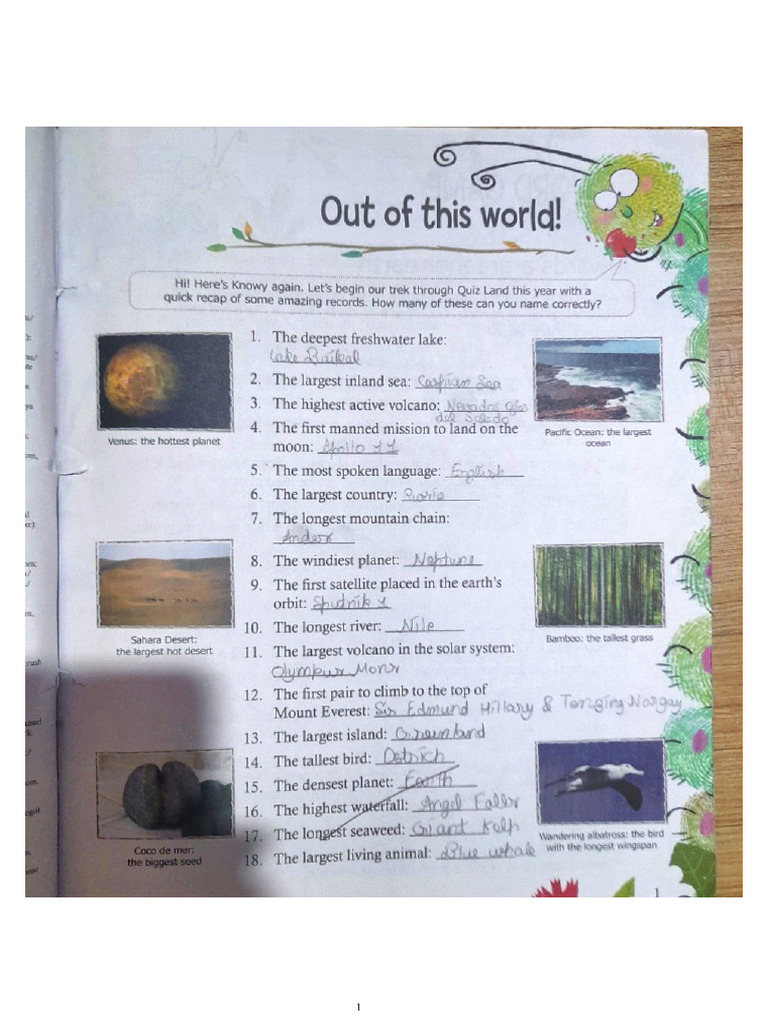 General Knowledge Class 8 | PDF