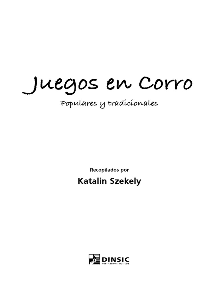 Juegos en Corro | PDF