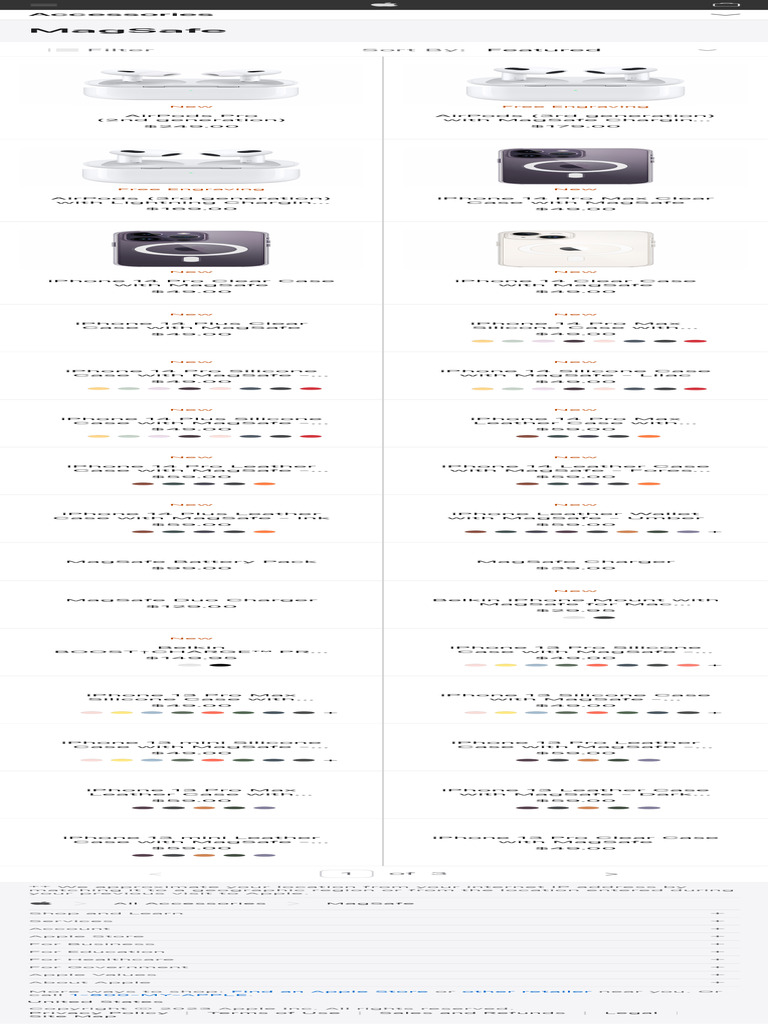 MagSafe - All Accessories - Apple | PDF | Cupertino, California | Ios