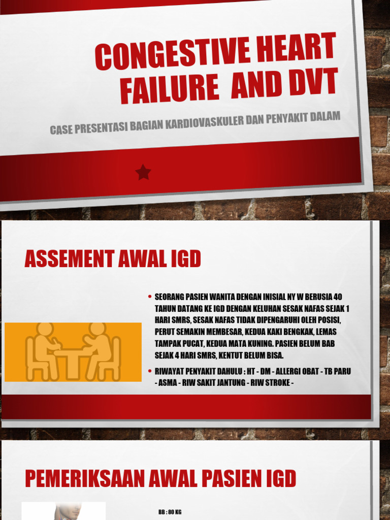 Congestive Heart Failure and DVT Ruangan Duku | PDF Congestive Heart Failure and DVT Ruangan Duku | PDF