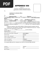 Unmarried Certificate Application Form PDF Download | PDF