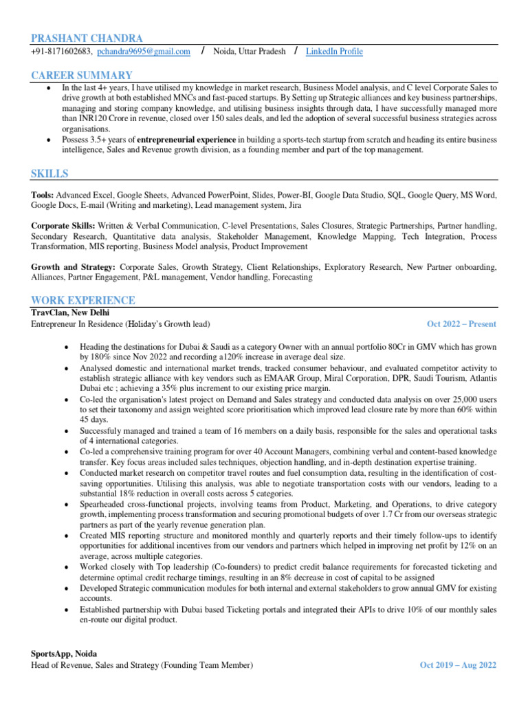 1.31 - Res - Partnerships - Prashant Chandra | PDF | Marketing Research ...