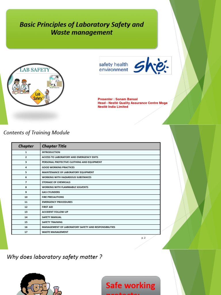 Laboratory Safety and Waste Management | PDF | Laboratories | Waste
