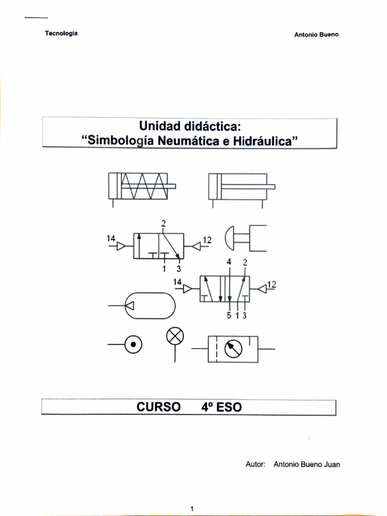 Simbología Neumática | PDF
