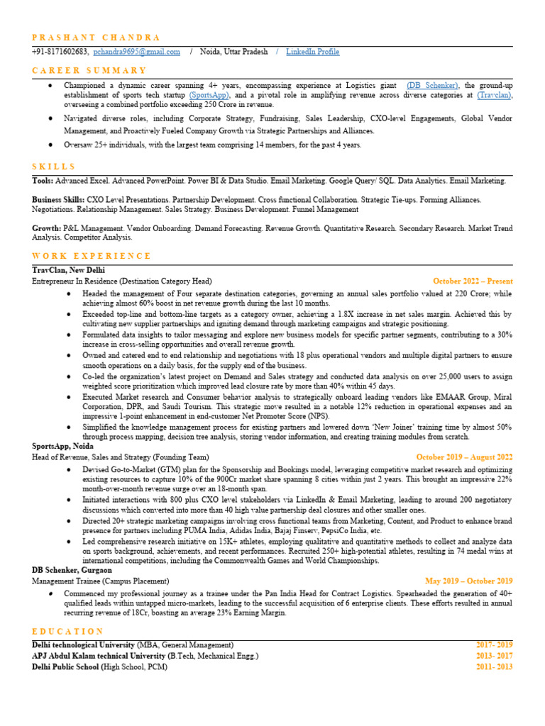 1.1_Partnership_Prashant Chandra | PDF | Marketing | Marketing Research