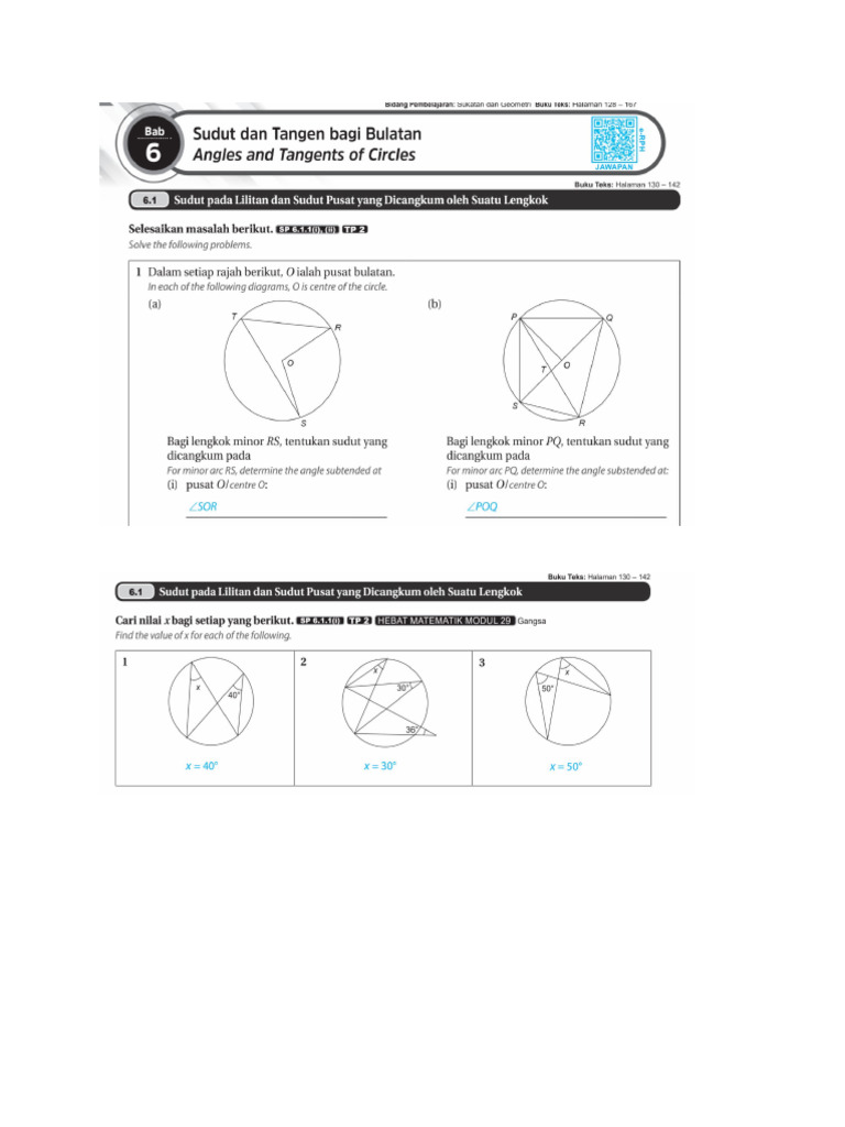 F3 Maths Bab 6 Bulatan 1 | PDF