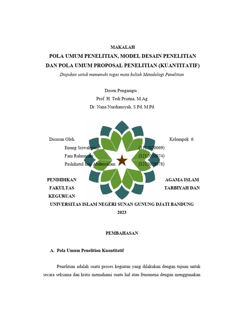 METLIT - KELOMPOK - 6 RR | PDF
